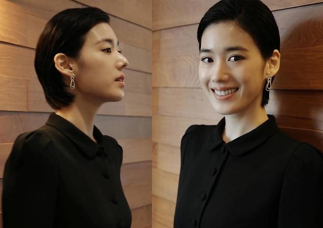 정은채 독특한 분위기 미인 귀티 폭발 도도한 숏컷 스타일링 뷰티는 내운명