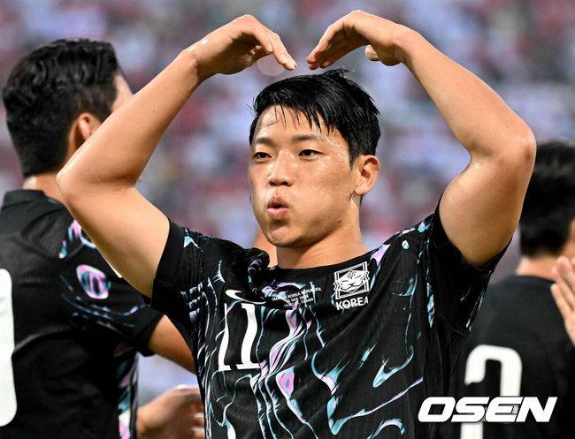 선제골 낳은 황희찬 10번 시프트감독님과 얘기 많이 나눈 덕분 오쎈 무스카트