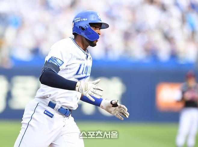 포토 삼성 디아즈 Lg 김진성 상대 2점 홈런