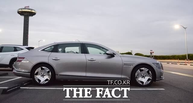 [시승기] G80 전동화 모델, 조용하고 웅장한 '세단의 새 지평'