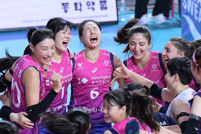 3세트 대역전을 이끈 흥국생명의 조커 외인 선택까지 바꾼 아본단자의 픽 김다은