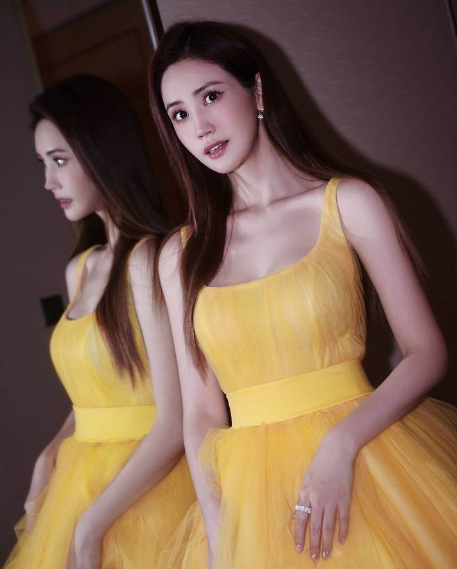이다해 마카오 홀린 레드카펫 여신미모 화사한 노란 드레스로 우아함 가득 뷰티는 내운명
