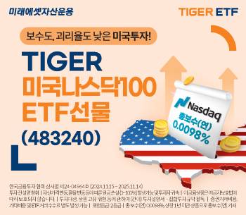 미래에셋자산운용, ‘TIGER 미국나스닥100ETF선물 ETF’ 신규 상장