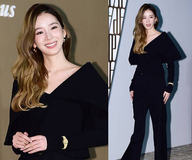 아이린 금시계의 눈부신 반짝임 세련된 럭셔리 오프숄더 니트룩 뷰티는 내운명