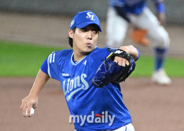 강철 다승왕 원태인 군복 입고 등장 눈길 안방마님 잊지 않았다 민호 형 특히 감사드린다 Md잠실