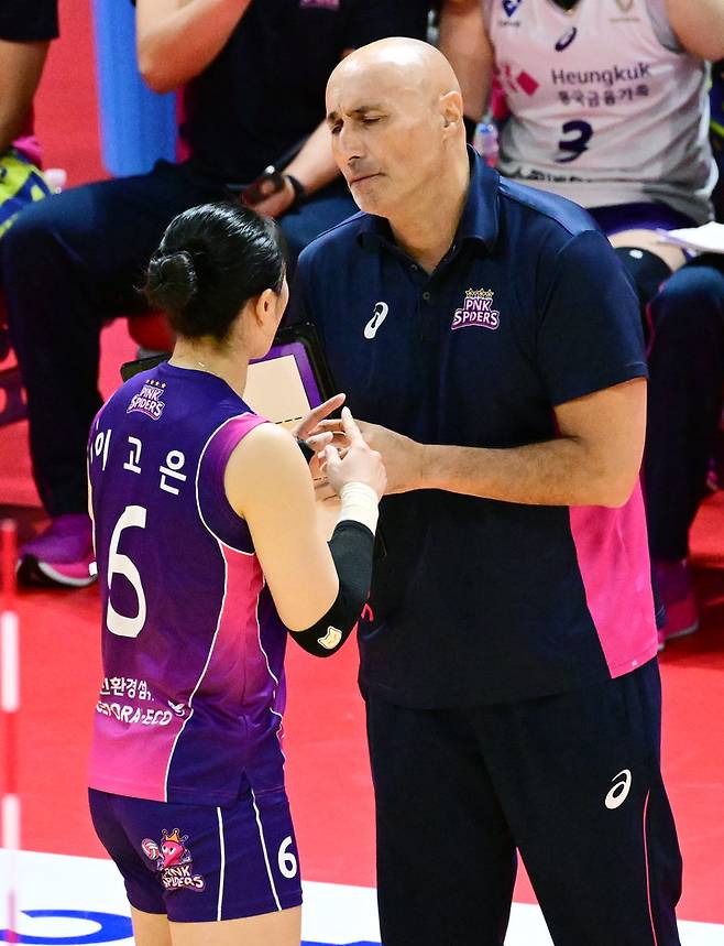 연승 타이에 만세 한 번승장 아본단자 세터 이고은에는 모든게 마음에 들어 일문일답