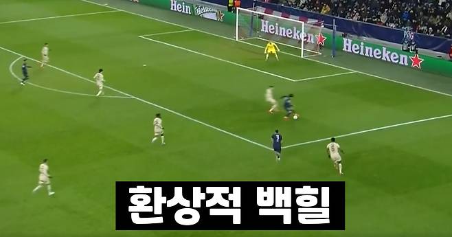 두 번째 골에 관여한 이강인 환상 백힐 장면ㄷㄷㄷ 야동말고 축동