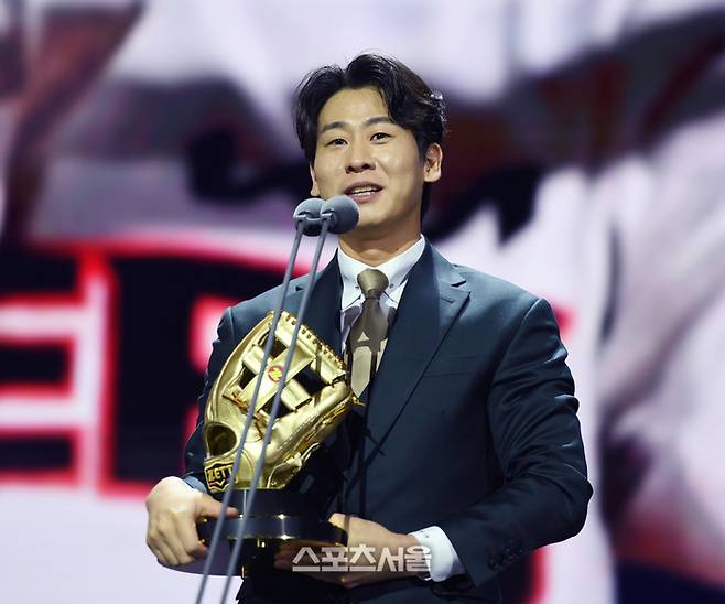 ‘수비상 이어 Gg까지 박찬호 최고 유격수 ‘공인 드디어 이 자리까지 왔다” 2024 Gg