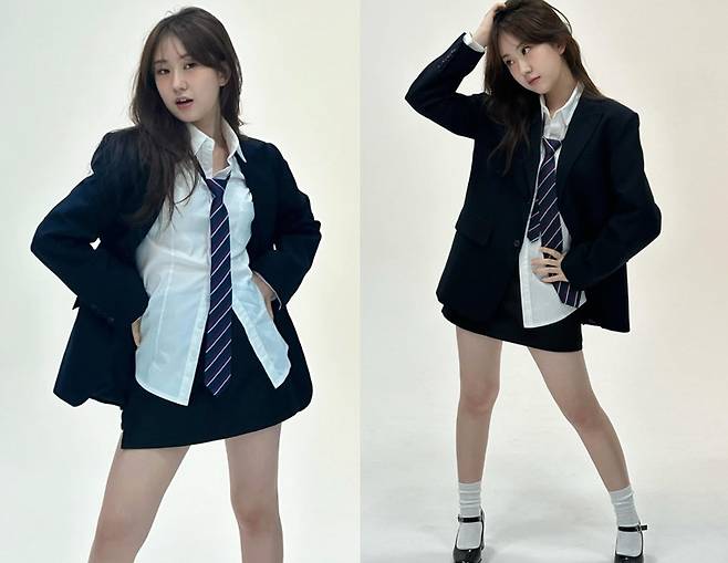 트롯 요정 전유진 오늘 하루만 불량학생 타임머신 제대로 탄 복고풍 스쿨룩 뷰티는 내운명