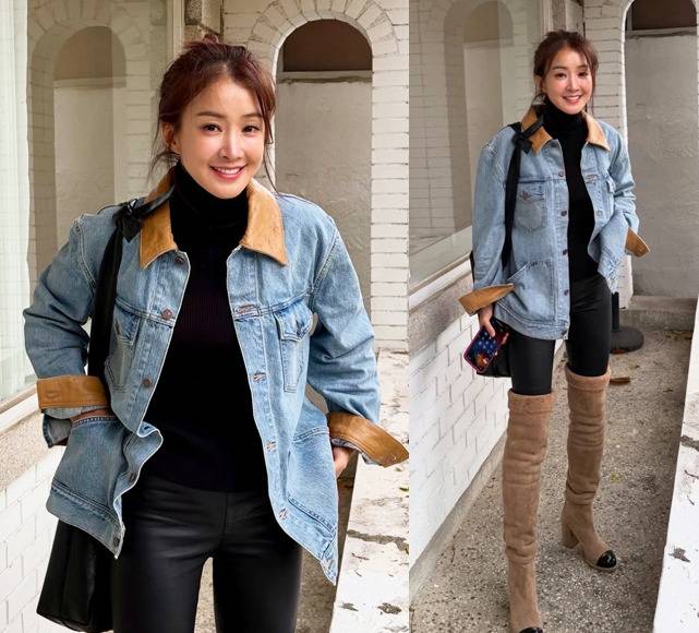 이시영 샤넬 450만원대 롱부츠와 데님 재킷으로 걸크러시 폭발 뷰티는 내운명