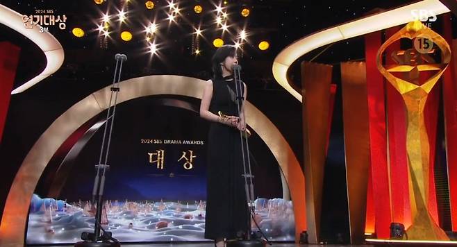 장나라 韓 연예계 최초 연기대상·가요대상 석권 새 역사 썼다sbs연기대상 종합