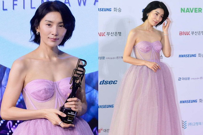 50세 김서형완벽한 자기관리시스루 드레스 너무 아름다워 놀랍다드레스룩 어썸클