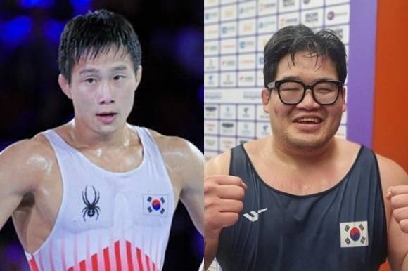 한국 레슬링 간판 정한재·김민석 국가대표 1차 선발전 우승