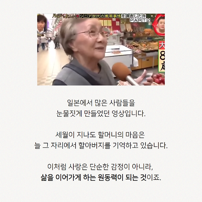 일본 전역을 울린 할머니 갤러리 속 사진의 정체 성장세포