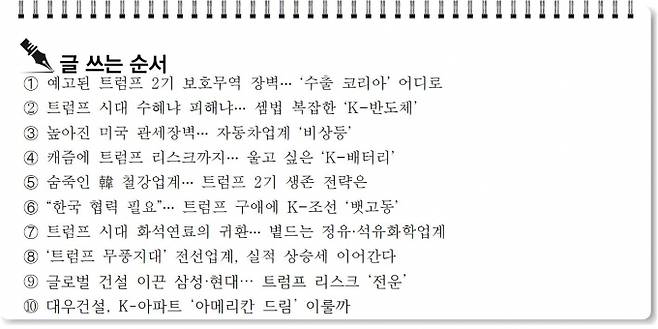 S리포트 ⑤숨죽인 韓 철강업계 트럼프 2기 생존 전략은