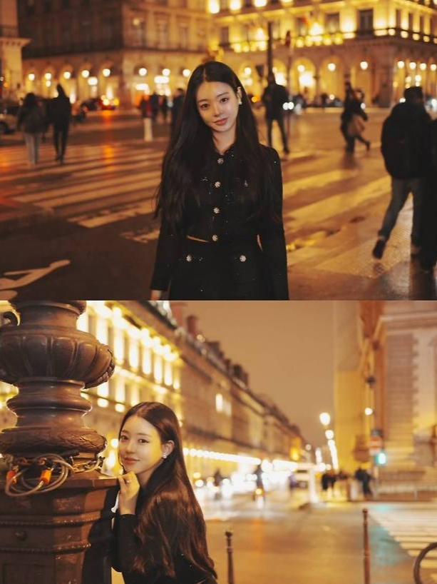 ‘170cm 미스코리아 유시은 올블랙 트위드룩 하나로 파리서 존재감 폭발 스타와 라이프