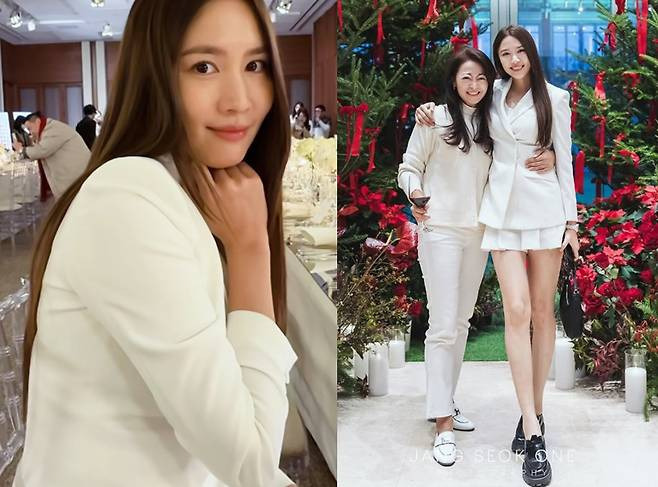 진아름 남궁민이 왜 반했는지 알겠네 마네킹 비율의 하객룩 스타와 라이프