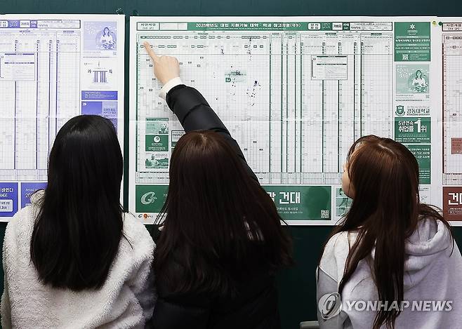 작년 Sky 정시 누적등록포기 1천여명의대증원탓 올해 더늘듯