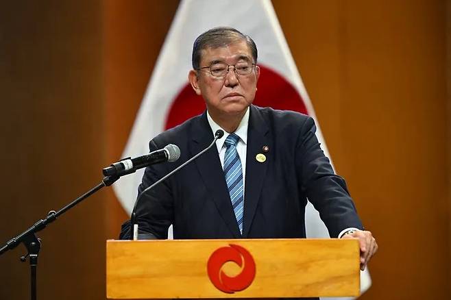 일본 이시바 내각 지지율 28”출범 3달 만에 ‘퇴진 위기 수준
