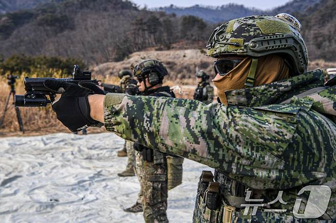 화보 해병대 특수수색대 포항서 대테러 저격수 훈련