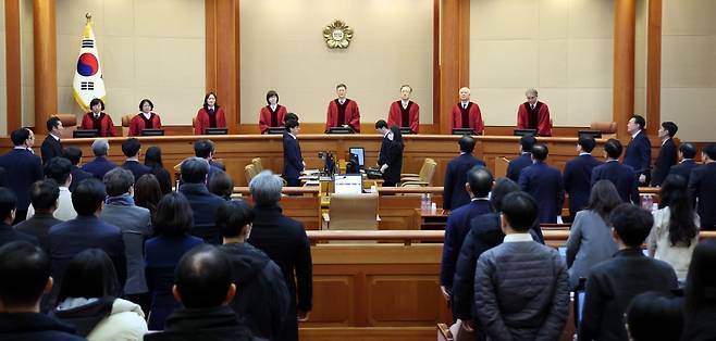 속보 헌재 12·3 비상계엄 수사 진술조서 일부 증거 채택