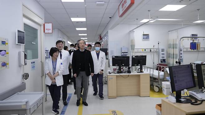 정기석 건보 이사장 설연휴 대비 일산병원 응급진료체계 점검
