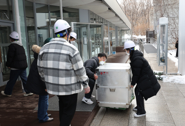 유인촌 한글박물관 화재현장 도착1층 수장고는 피해 없어