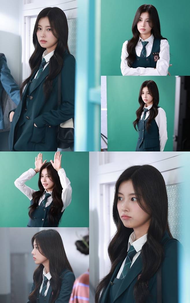 강혜원 ‘선의의 경쟁 포스터 촬영 비하인드 컷 공개