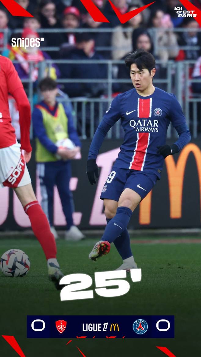 ‘이강인턴’→환상 AS…LEE, 시즌 두 자릿수 공격 포인트 달성