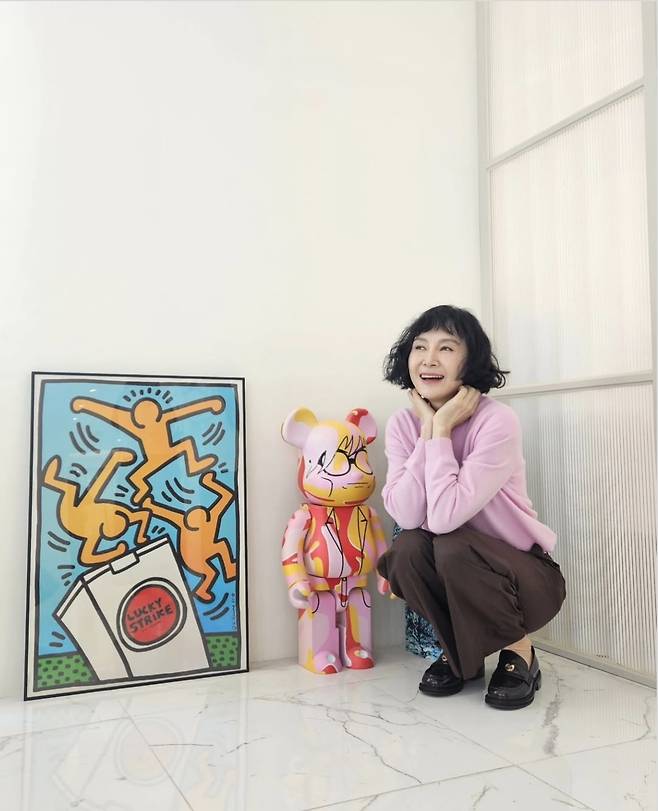 채시라 10년은 어려 보여 러블리한 곱슬머리 변신 핑크and브라운 조화 이룬 세련美 뷰티는 내운명