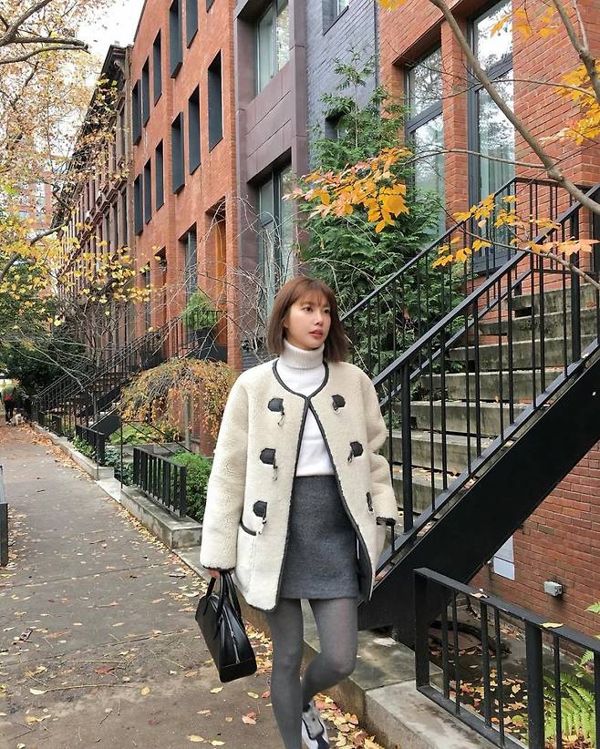 미니멀한 감성 돋는 박나언의 겨울 외출 패션은 어떰 Fashionnavi
