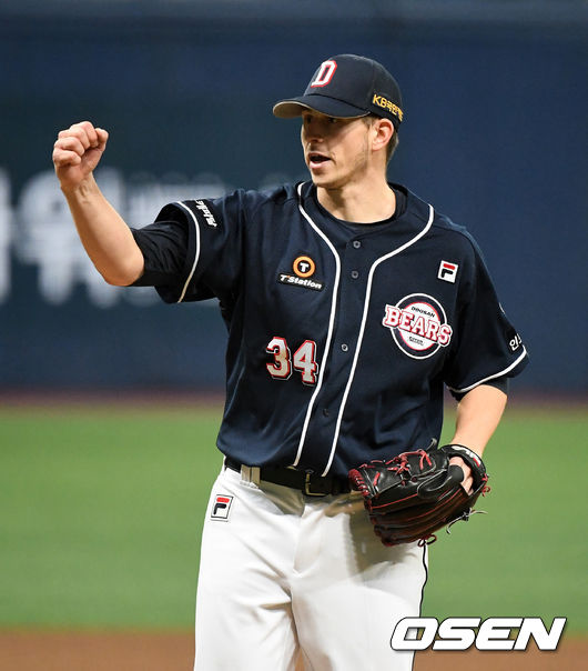 Kbo 역수출 신화 썼던 前 두산 플렉센 컵스와 마이너리그 계약 합의ml 14승 선발 부활 노린다