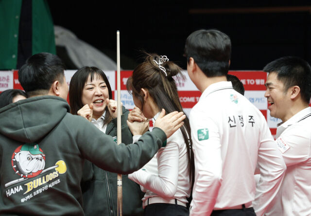 당구여제 김가영 2승 맹활약‘벼랑 끝 기사회생 하나카드 Pba 팀리그 Po 2연패 뒤 ‘귀중한 1승