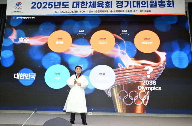 대한체육회 2025년도 정기대의원총회 개최유승민 회장 임기 시작·2036 올림픽 유치신청도시 전북 선정