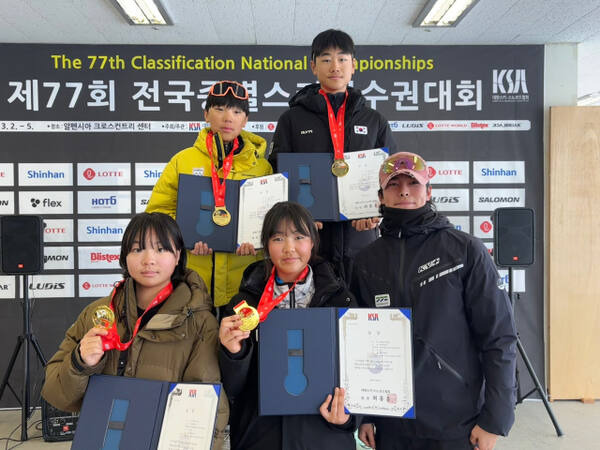 평택 세교중 남녀 중등부 팀 스프린트 동반 ‘v 질주