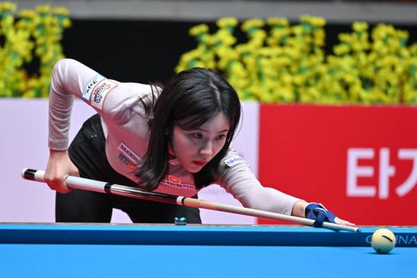 ‘3.143 실화?’ 김세연, 스롱·최연주 넘고 역대 LPBA 한 경기 최고 애버리지 신기록 달성