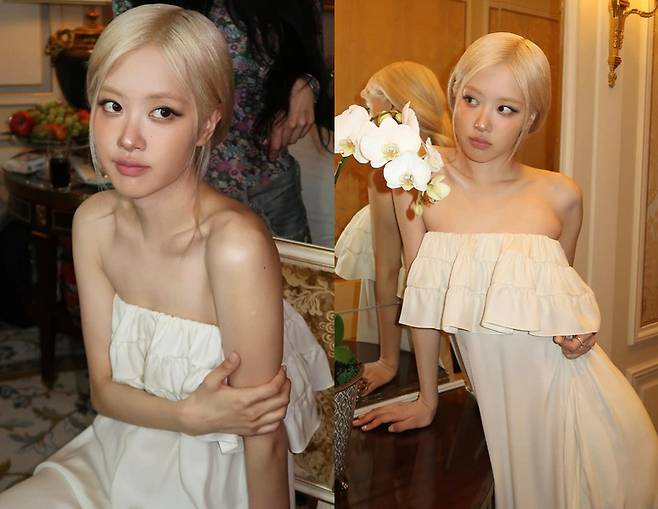 44kg이 전부가 아니야 169cm 키도 큰데 인형미모 뽐낸 여가수 튜브톱 드레스룩 뷰티는 내운명