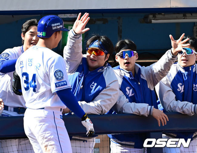 '김지찬 솔로포+전병우 연타석 홈런' 삼성, LG 5-3 꺾고 설욕...김재윤 세이브 [대구 리뷰]