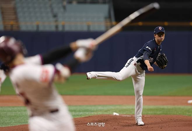 ‘2025시즌 5선발 이승엽 감독의 선택은 김유성···‘1번 김민석 등 개막전 타순도 확정