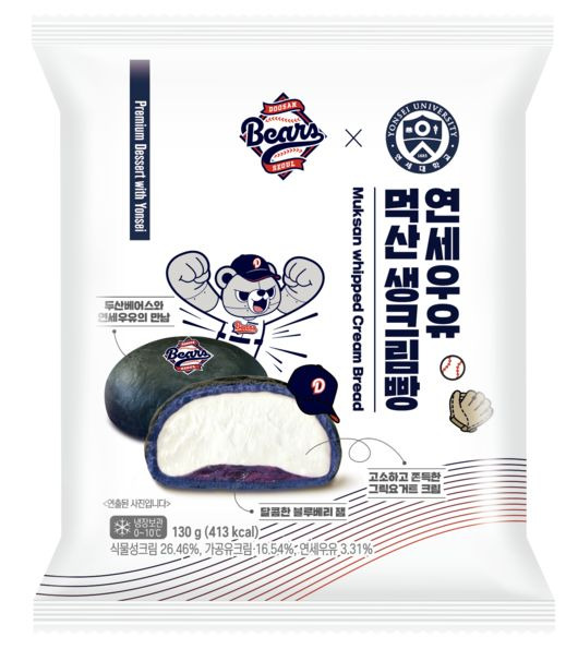 망곰으로 대박 친 두산 베어스 빵 콜라보 시장까지 접수한다연세우유 먹산 생크림빵 출시