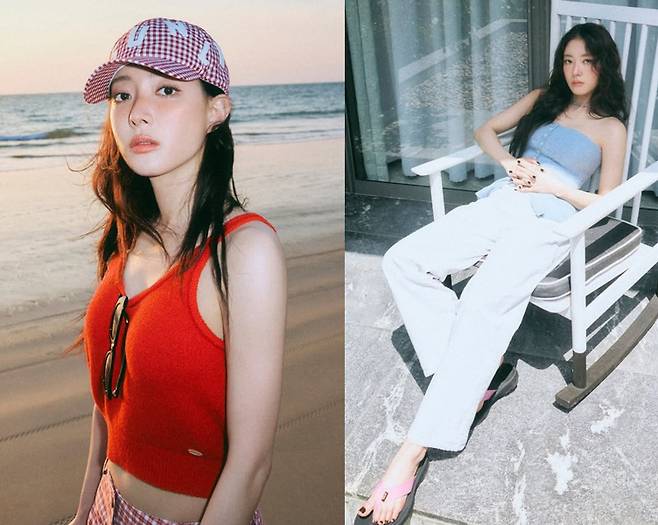 너무 예뻐 유괴당할까 봐 데뷔한 여배우 푸껫 석양을 닮은 여름빛 휴양지룩 뷰티는 내운명