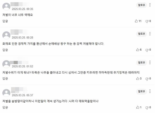 역대 최악 괴물 산불처벌이 너무 약해요 사실일까 노컷체크