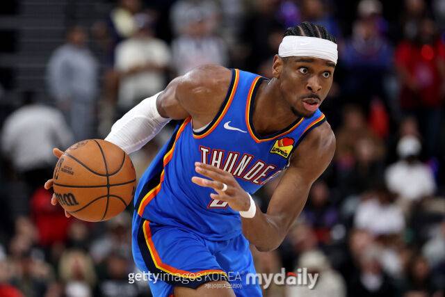 마이클 조던에게 도전장! 오늘도 30점 이상無→'공무원' SGA, 67경기 연속 20득점+ 기록→72경기 기록에 근접