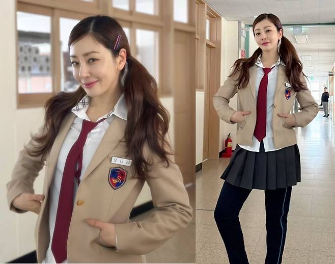 오나라 고교 졸업 30년 지났다고 그 시절 그대로 감탄 부른 초동안 프레피룩 뷰티는 내운명