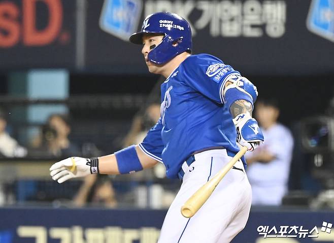 '한국시리즈 아픔 갚았다' 구자욱 고의4구→박병호 역전타 쾅!…삼성, 적지서 KIA 4-2 제압 '3연승 질주' [광주:스코어]