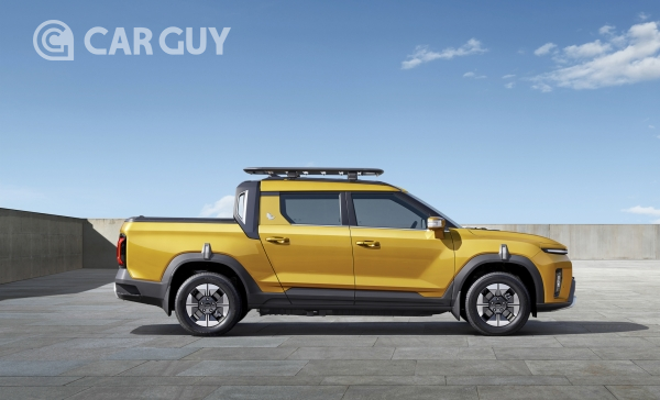 KGM 무쏘 EV, 4륜구동 인증..전륜보다 주행거리 59km감소 | 카가이