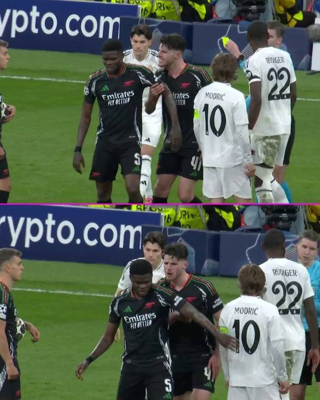 [UCL ISSUE] 너 뭐하냐고! 승리에도 라이스가 분노한 이유…경고 누적→준결승 1차전 출전 불가