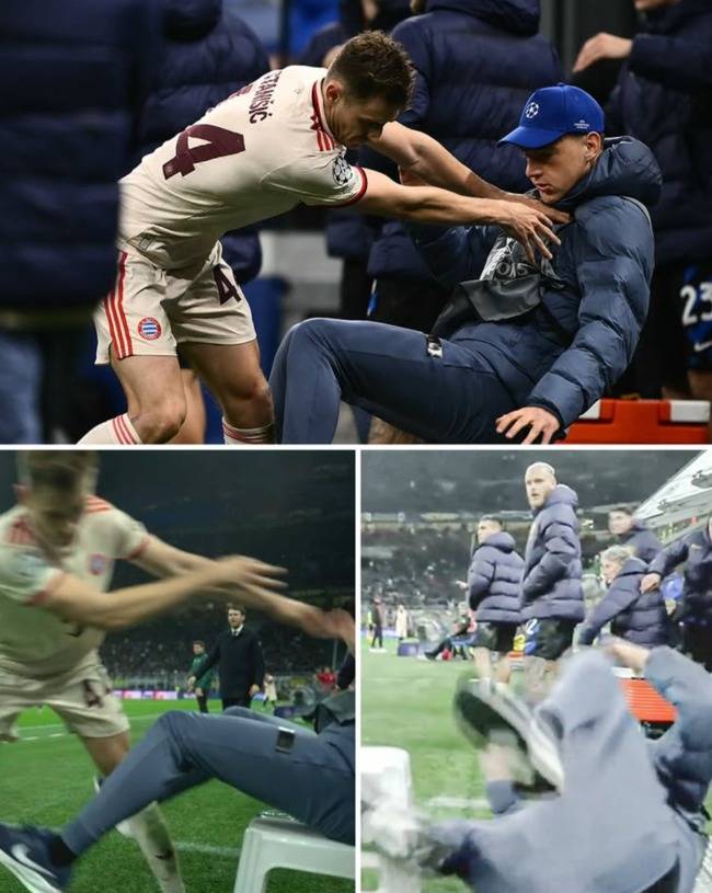 [UCL ISSUE] 볼 보이가 시간 끌자 '퍽' 밀어버렸다...그대로 내동댕이