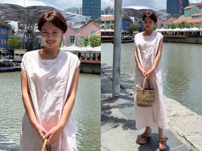 그때는 진짜 끝난 줄 알았죠” 싱글맘으로 인생 다시 시작한 여배우 수수한 원피스룩 대본은 내운명