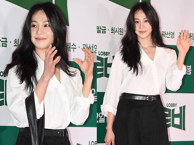 ‘4200명 제친 청초하고 시크한 얼굴 168cm·47kg 여배우 시사회 클래식룩 대본은 내운명